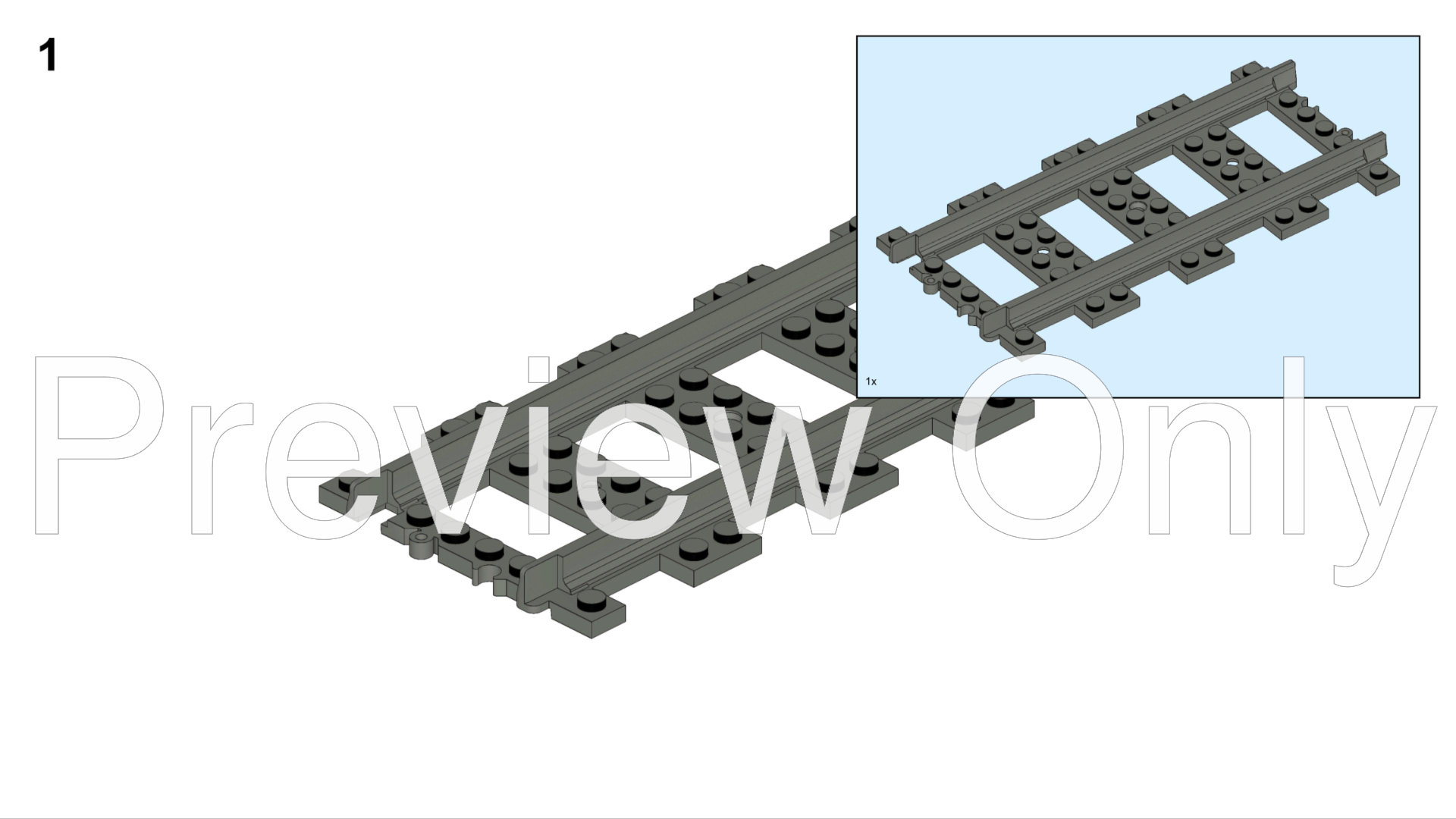 LEGO MOC Train Buffer Stop by BrickAssembly | Rebrickable - Build with LEGO