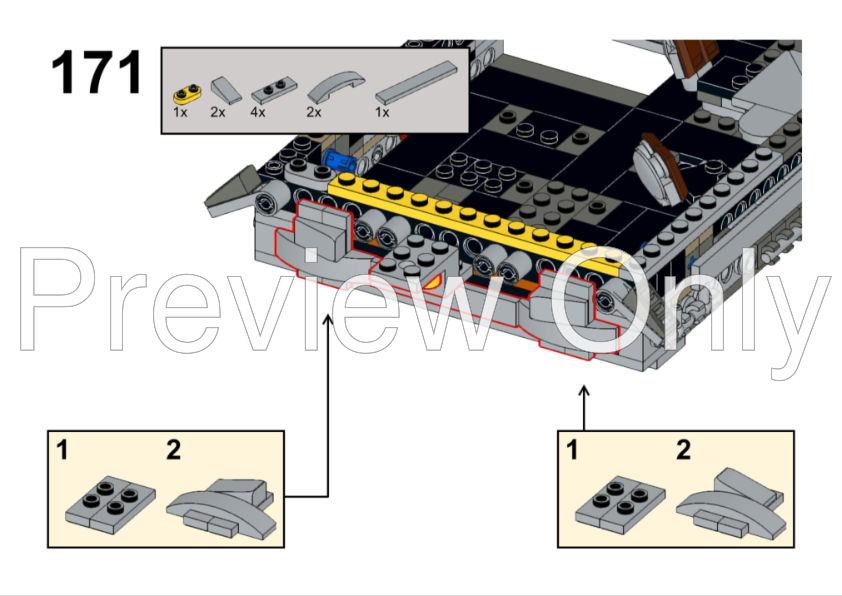 LEGO MOC-263933 Nubian Royal Starship (75442 Alternate Model) by ...