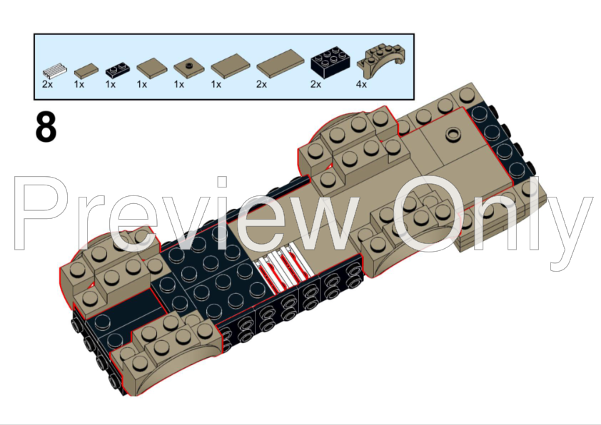 LEGO MOC-264193 Elizabeth, dark tan version by Legoautohaus ...