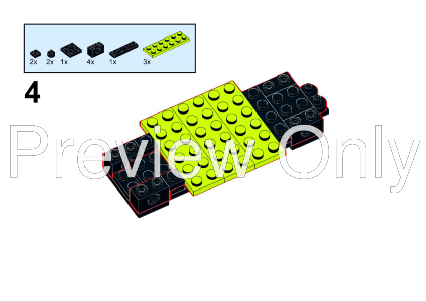 LEGO MOC-264423 Lillian, lime green version by Legoautohaus ...