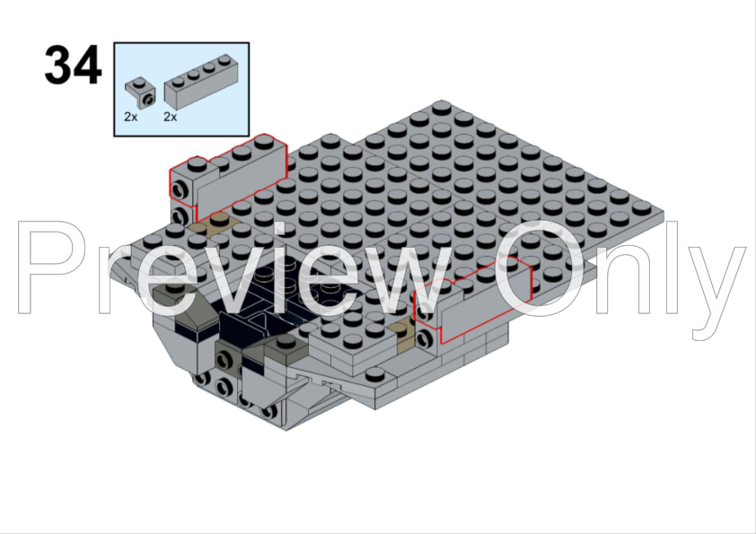 LEGO MOC-264428 TIE/ad Avenger (Legends) by Spacefarer | Rebrickable ...