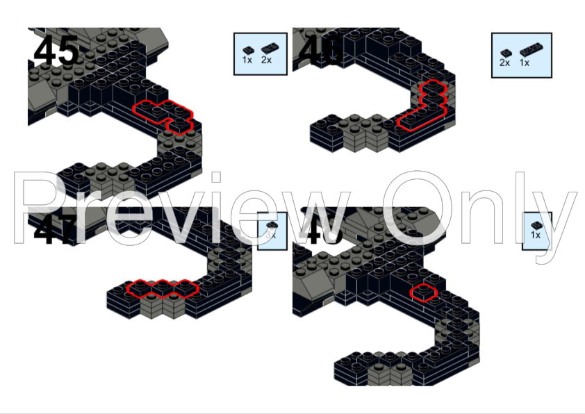 LEGO MOC-264715 Merle Great Dane by legobičas | Rebrickable - Build ...