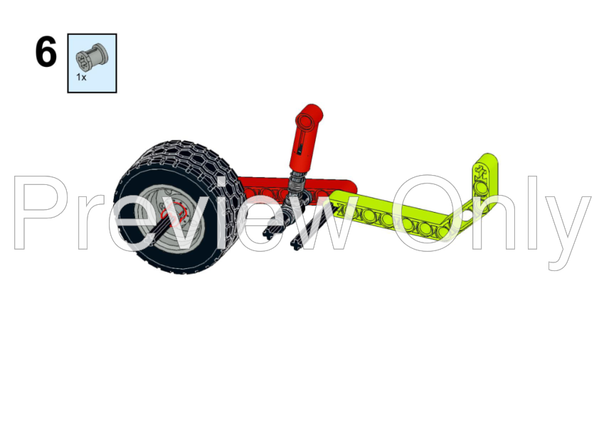 LEGO MOC-265989 Tuned Moped by FinBricks10 | Rebrickable - Build with LEGO