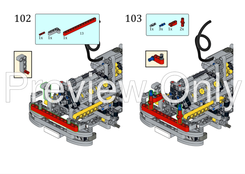LEGO MOC-266223 Flatbed Tow Truck (8258 Alternate) by etaleTechnic ...