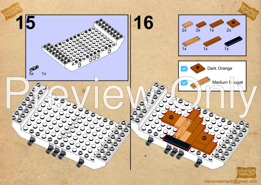 LEGO MOC-266390 The JOLLY ROGER by Marooned_Marin | Rebrickable - Build ...