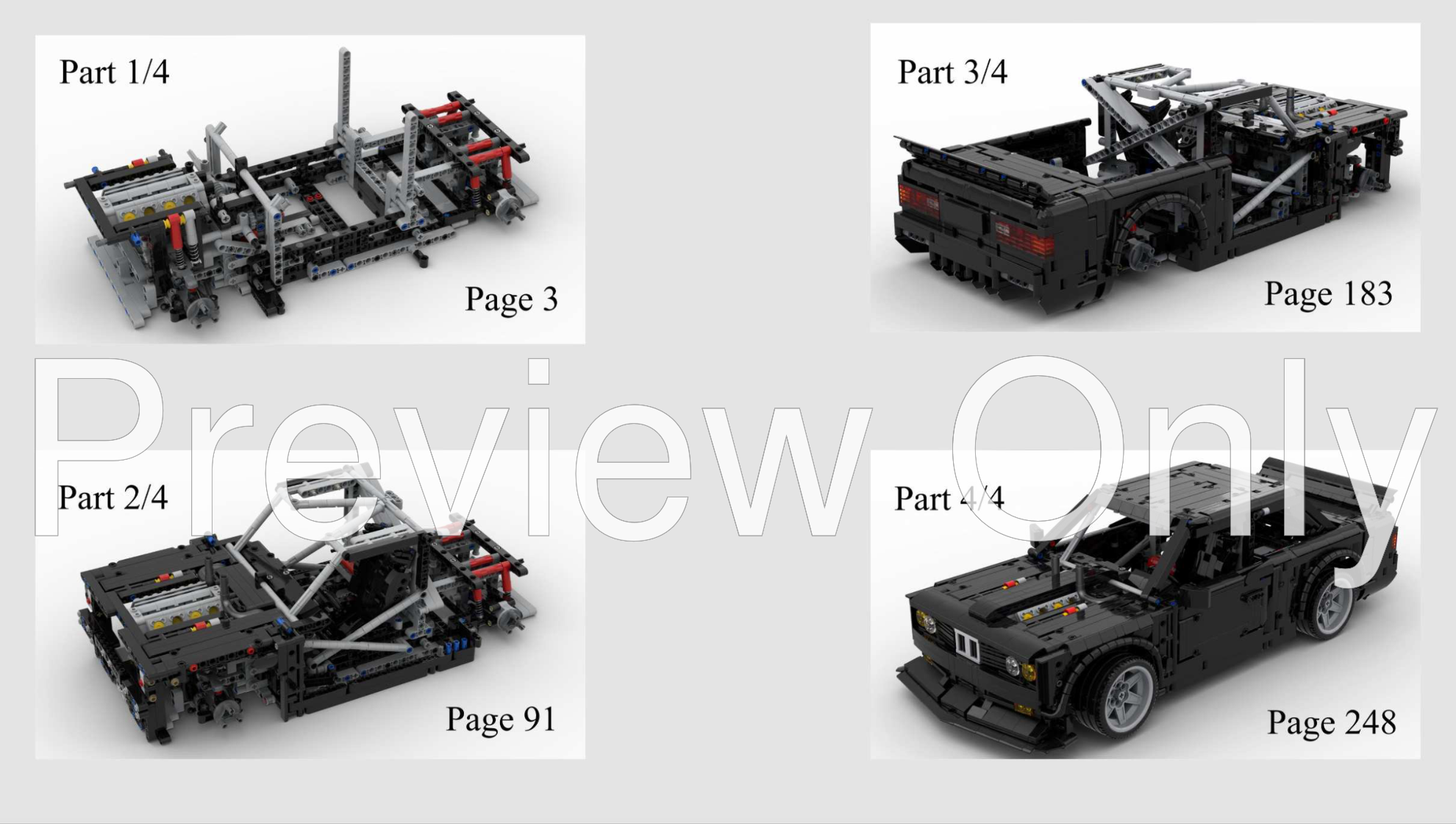 LEGO MOC-266715 BMW M3 E30 Manual Version by Lego technic world ...