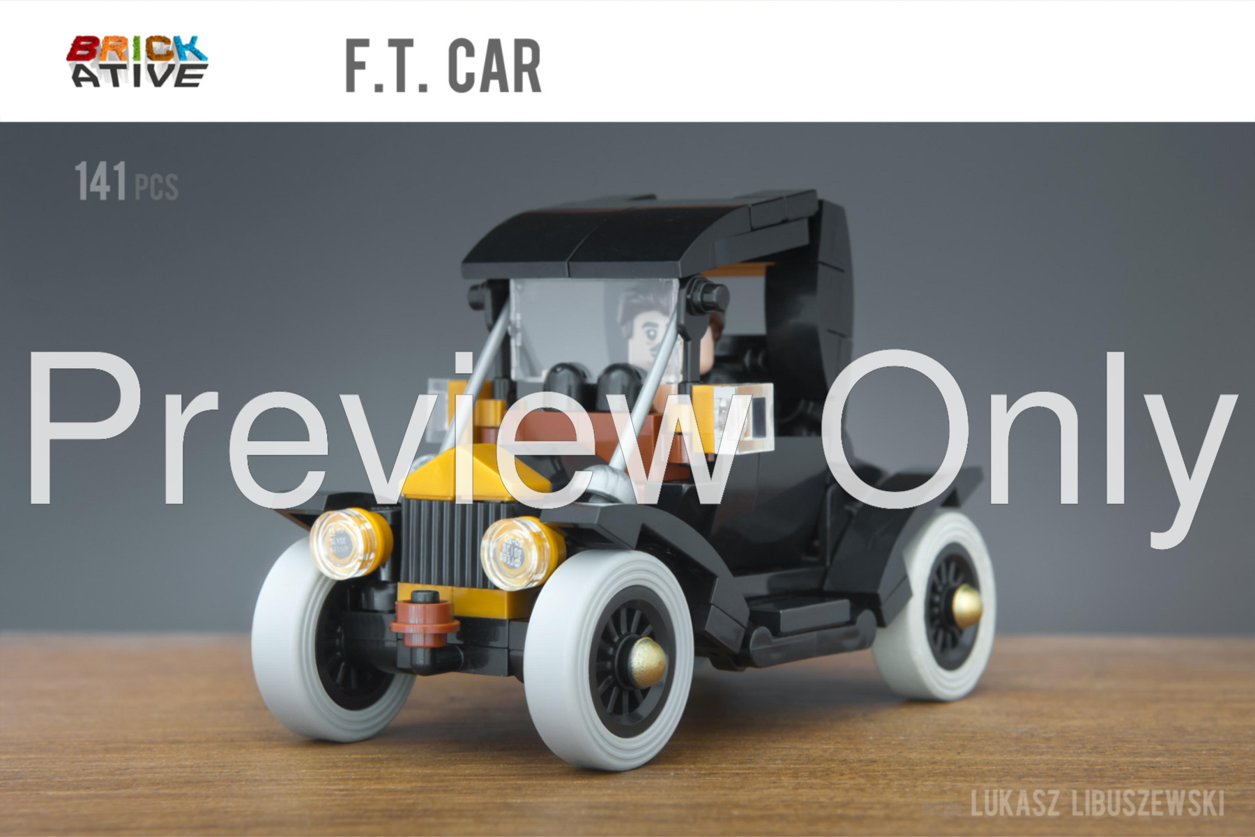 LEGO MOC-267156 Ford T Minifig scale by BrickAtive | Rebrickable ...