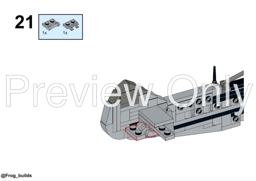 LEGO MOC-267716 Lavochkin La-7 1:35 scale model by Frog_builds ...