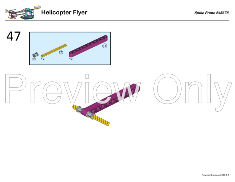 LEGO MOC-268954 Helicopter Lift by BrandonJones | Rebrickable - Build ...