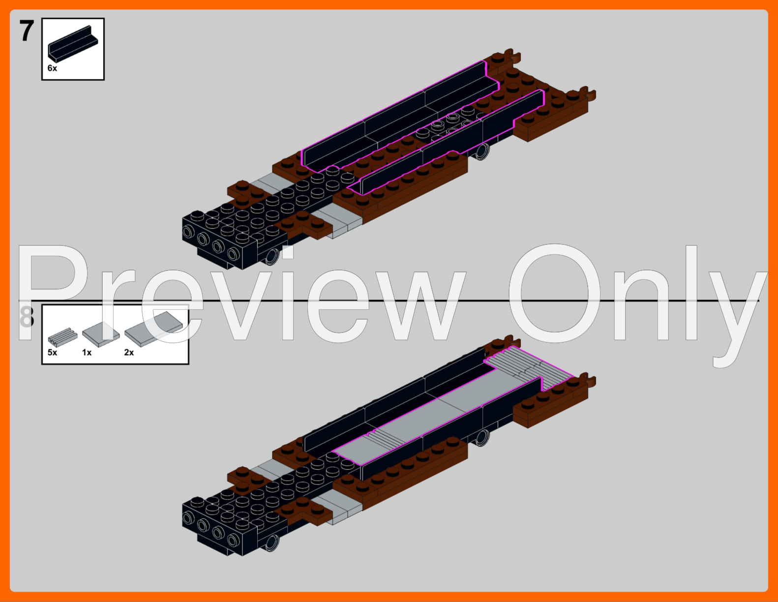 LEGO MOC C02 - Brown Delivery Truck by Labronco Brick Designs ...