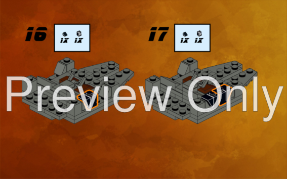 LEGO MOC Blade Runner 2049 K's Spinner by Dasadles | Rebrickable ...