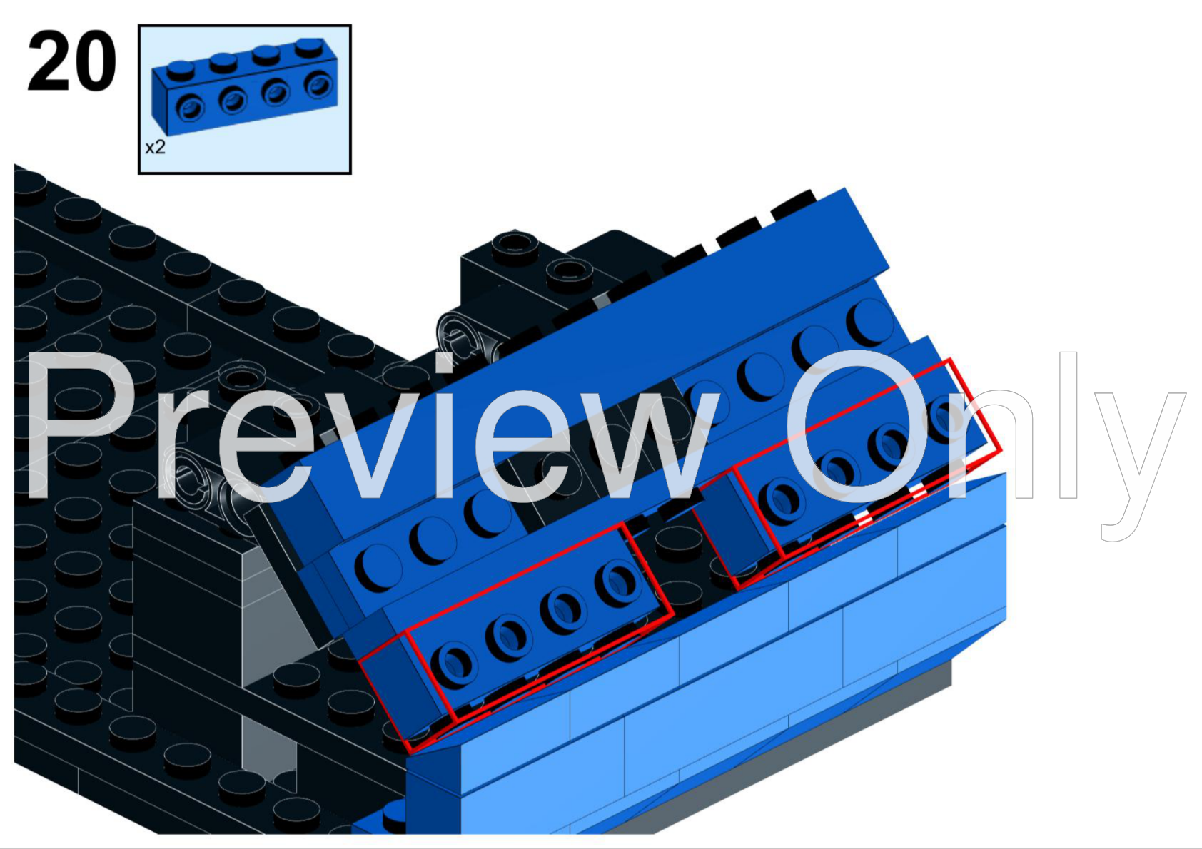 LEGO MOC Ultramarine Predator by Dave. | Rebrickable - Build with LEGO
