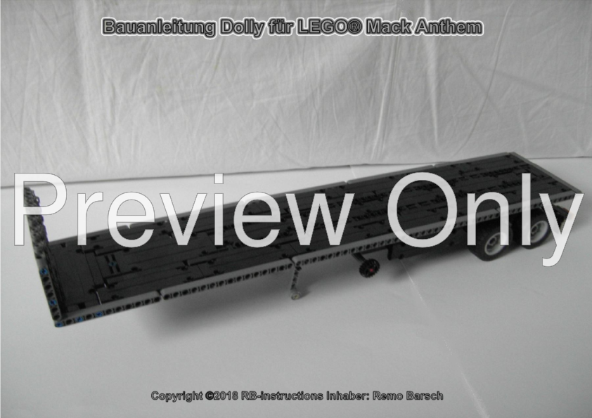 LEGO MOC Flatbed for 42078 Mack Anthem and C-Modell Mack Daycab by RB ...