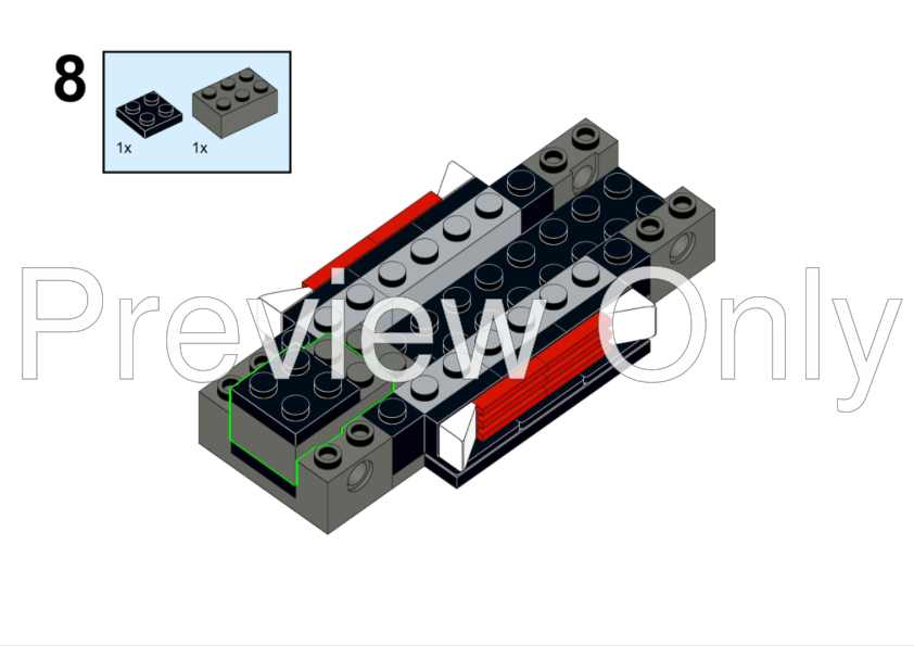 LEGO MOC SC White Blade by Keep On Bricking | Rebrickable - Build with LEGO