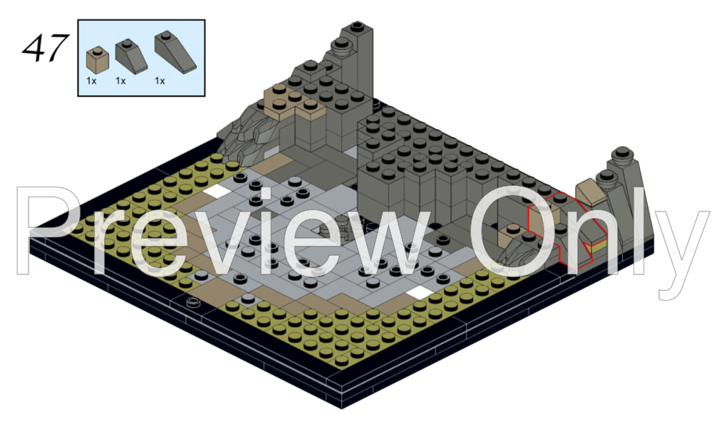 LEGO MOC Micro Minas Tirith by benbuildslego | Rebrickable - Build with ...