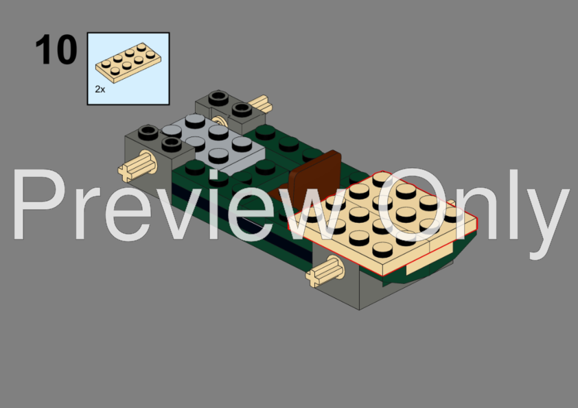 LEGO MOC 75884 Fastback by Kirvet | Rebrickable - Build with LEGO