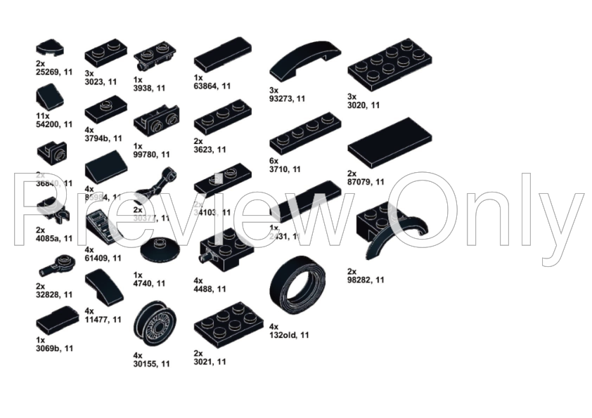 LEGO MOC 1938 BMW 327 SPORTS CABRIOLET by BrickBuildCustoms ...