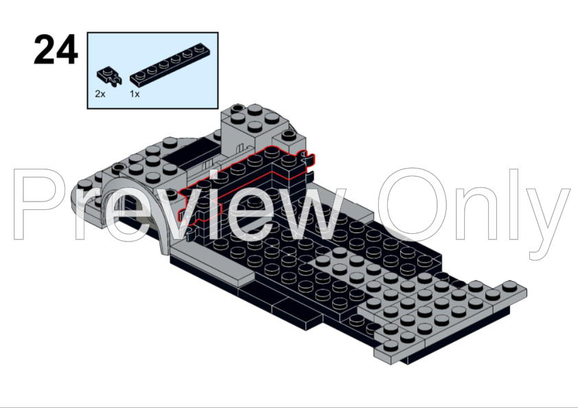 LEGO MOC Mercedes Benz CLK GTR by TheBoostedBrick | Rebrickable - Build ...