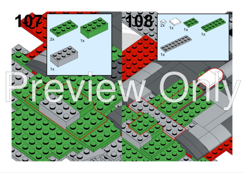 LEGO MOC Sukhoi | SU-37 "YELLOW 13" - 1:34 Scale (v2) by DarthDesigner | Rebrickable - Build ...