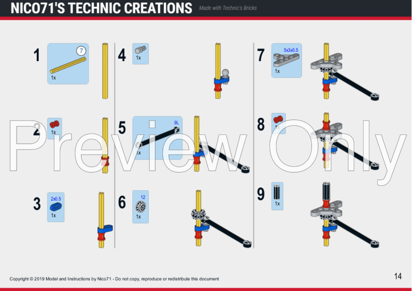 LEGO MOC 42080 Model C - Forwarder by Nico71 | Rebrickable - Build with ...