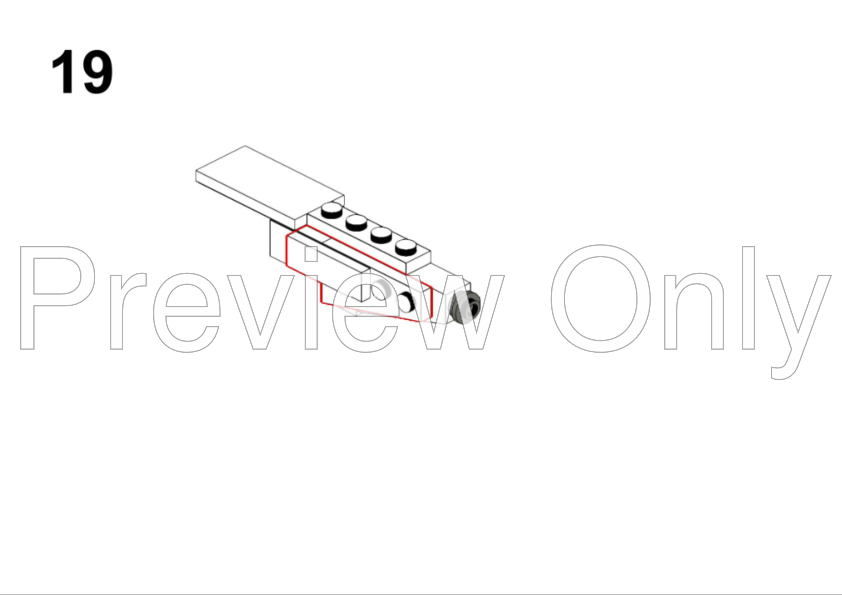 LEGO MOC Dash8-Q400 (1:125 Scale) by aolaughlin | Rebrickable - Build ...