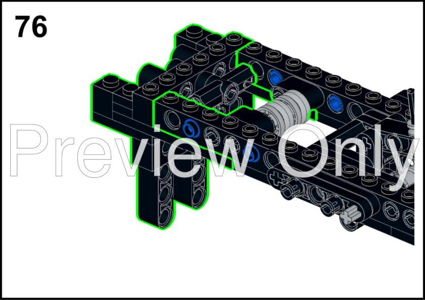 LEGO MOC Black&White Peterbilt 389 by laouaistechnic | Rebrickable ...