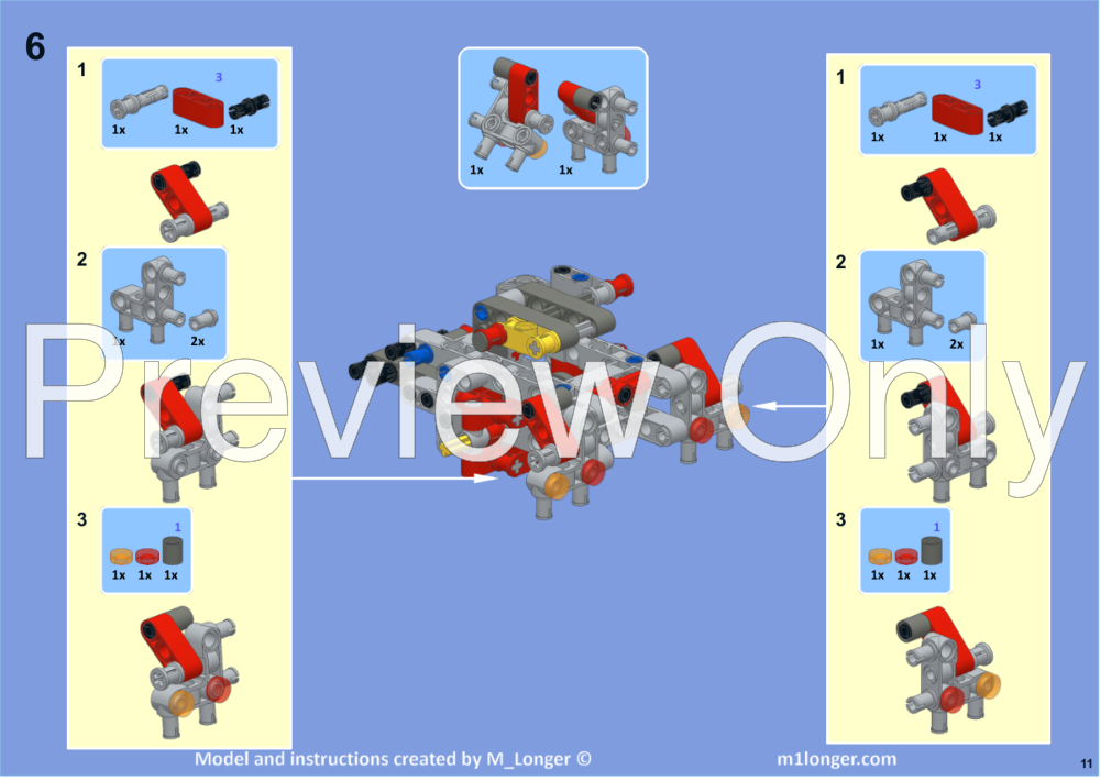 LEGO MOC-33951 42075 Terminal Tractor by M_longer | Rebrickable - Build ...