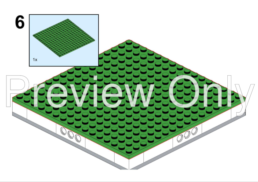 Lego Moc Agricultural Fields For A Modular Village 2 By Gabizon