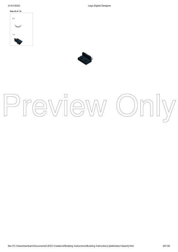 LEGO MOC Army Series 2 landrover Desert colours by bamsham363 ...