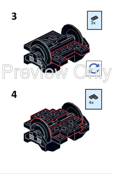 LEGO MOC Emerald Night Class A2 Alternative Rear Bogie by KernowBrix ...