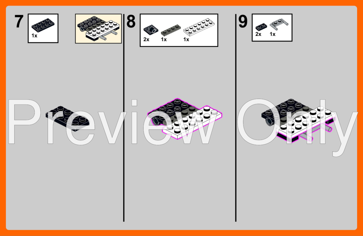 LEGO MOC C12 - 1970's Police Car White by Labronco Brick Designs ...