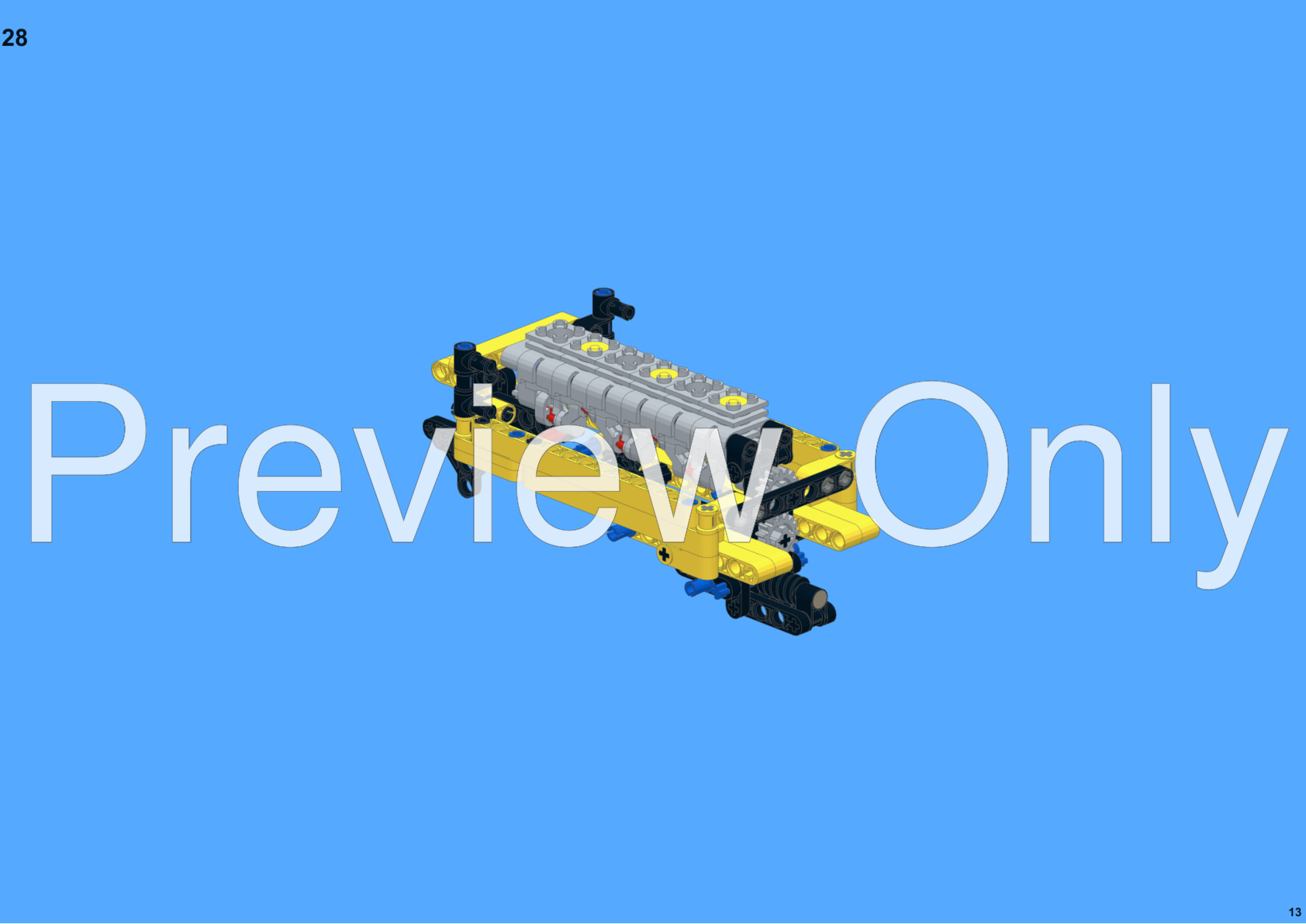 LEGO MOC Lego Technic Grader by jelo | Rebrickable - Build with LEGO