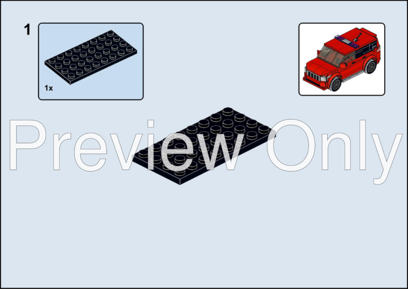 LEGO MOC Dutch Fire Chief Car by mausbricks | Rebrickable - Build with LEGO