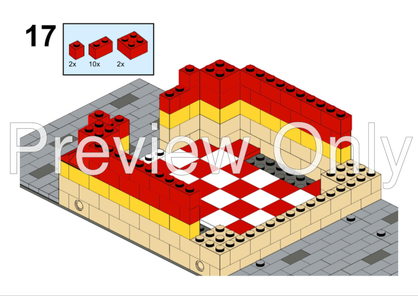LEGO MOC Modular French Fries Stand by gabizon | Rebrickable - Build ...
