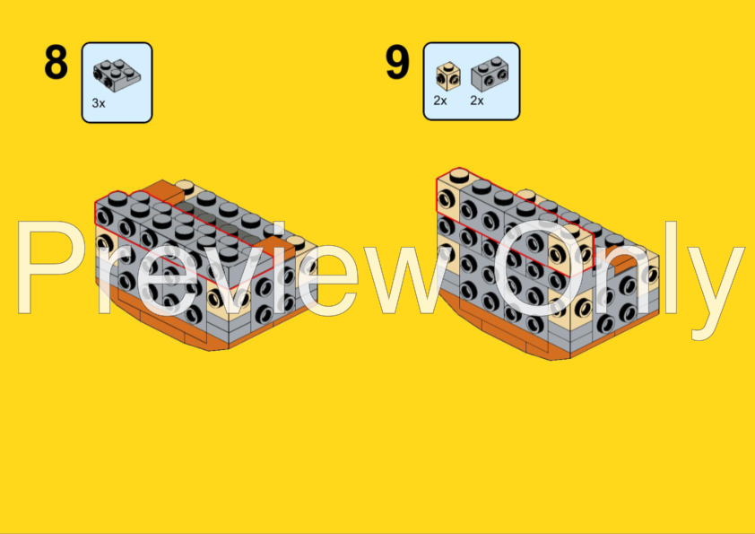 LEGO MOC Lego Rilakkuma by wro871102 | Rebrickable - Build with LEGO