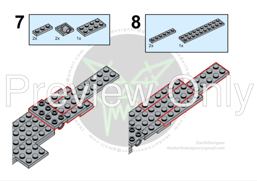 LEGO MOC Sukhoi SU-35 Flanker E - 1:34 Scale by DarthDesigner | Rebrickable - Build with LEGO