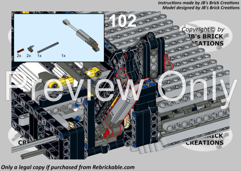 LEGO MOC Pistenbully full bandle (with winch) by JBs Brick Creations ...