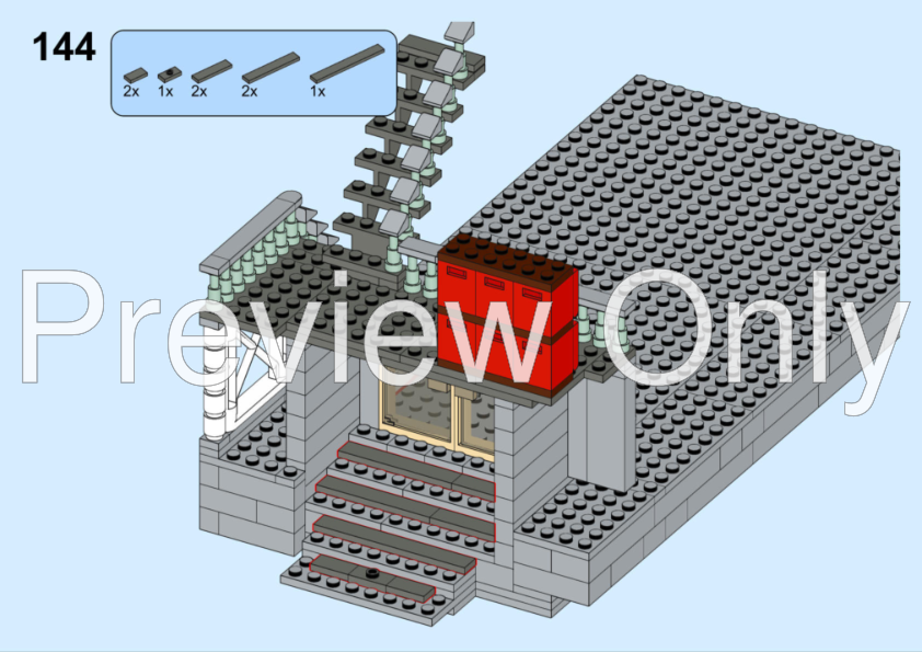 LEGO MOC Modular Train Station by steinekonig | Rebrickable - Build ...