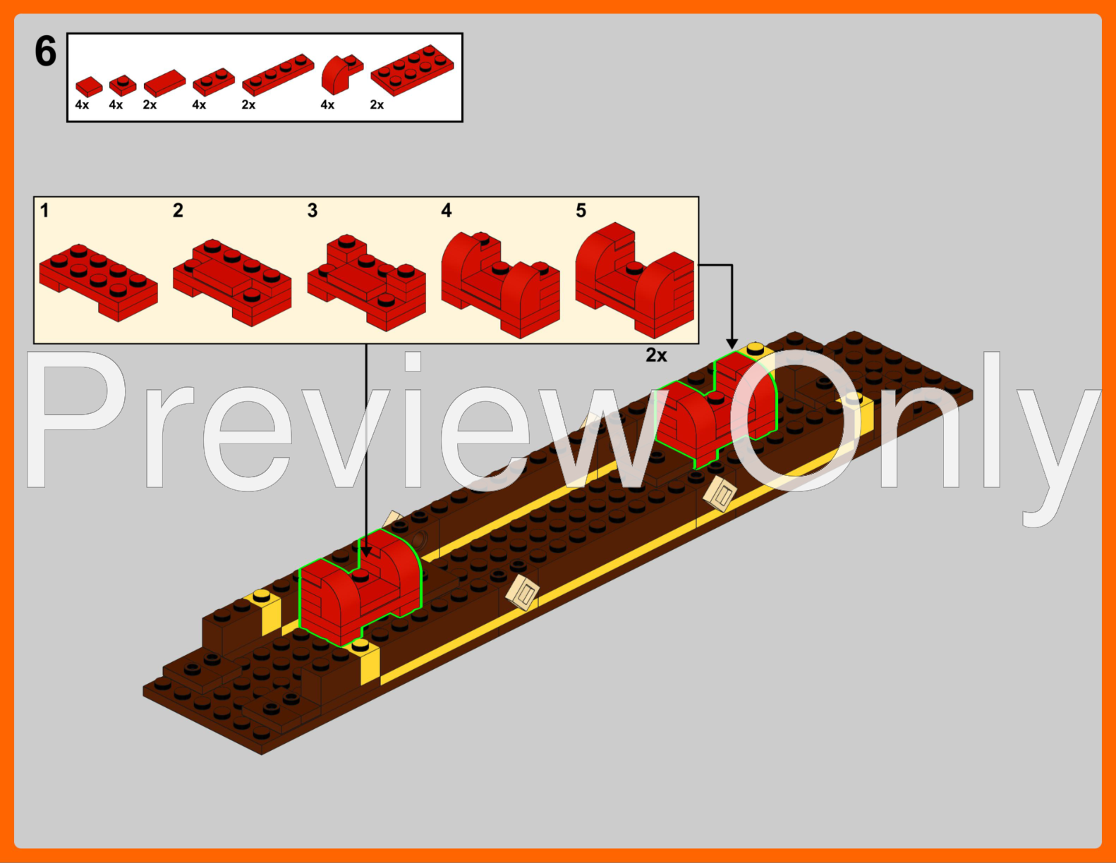 LEGO MOC-37326 T107 - Observation Car by Labronco Brick Designs ...