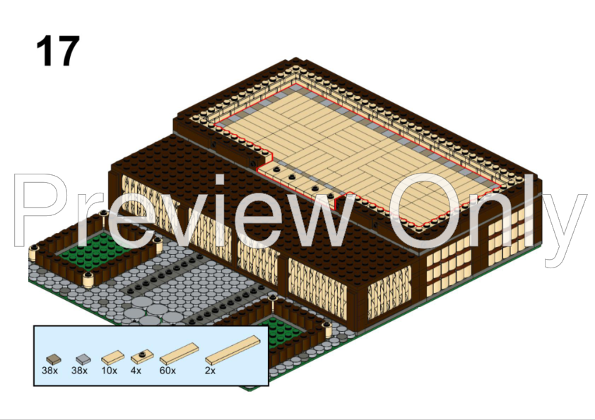 LEGO MOC Asian Temple by Huebre | Rebrickable - Build with LEGO