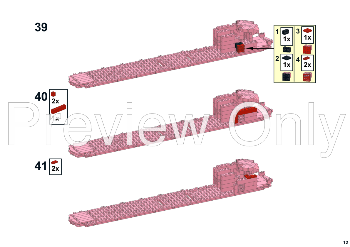 LEGO MOC ES44AC Canadian Pacific by Barduck | Rebrickable - Build with LEGO