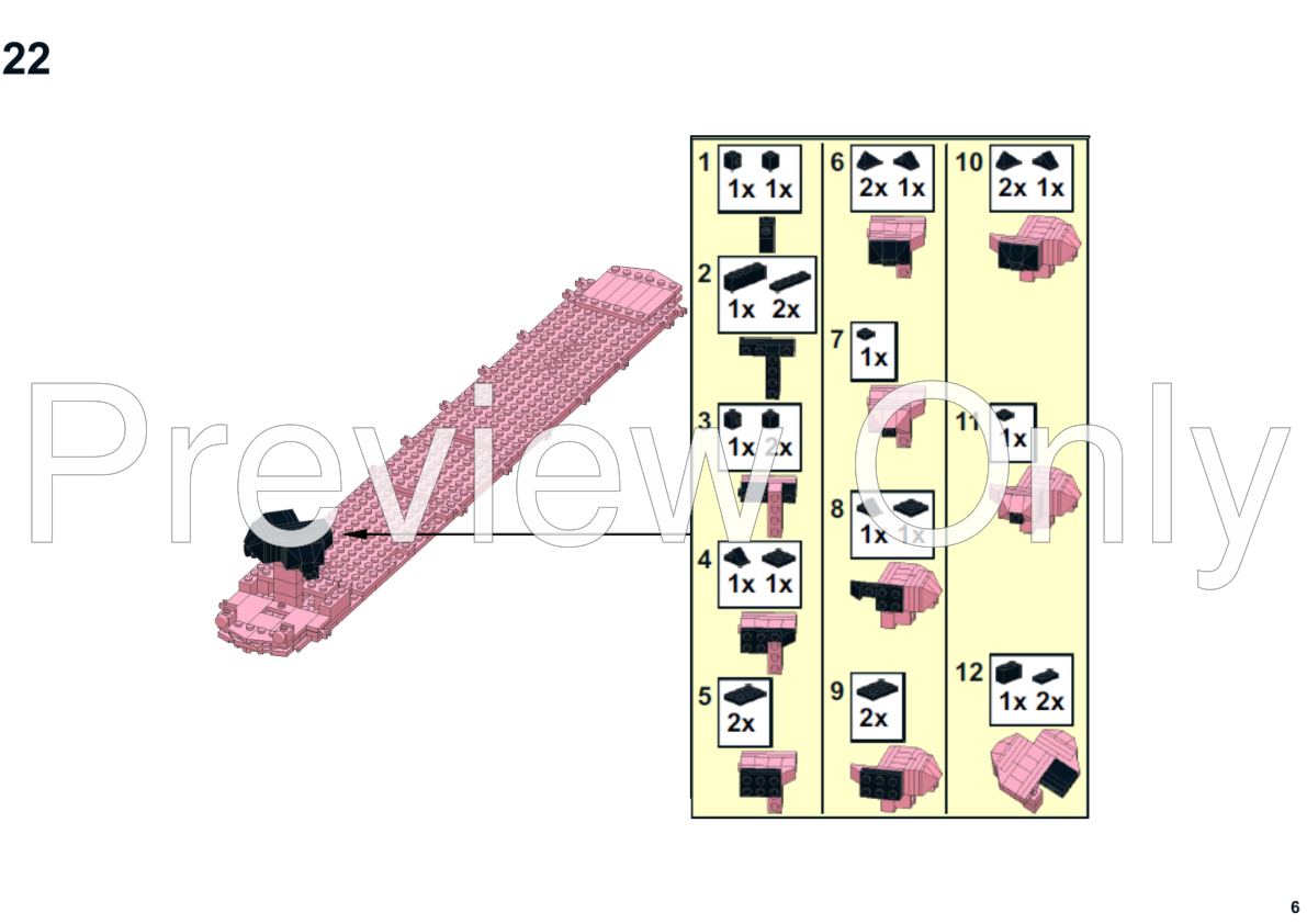 LEGO MOC ES44AC Conrail by Barduck | Rebrickable - Build with LEGO