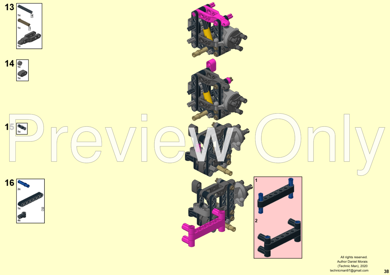 LEGO MOC Porsche 956 by Technic_Man_97 | Rebrickable - Build with LEGO