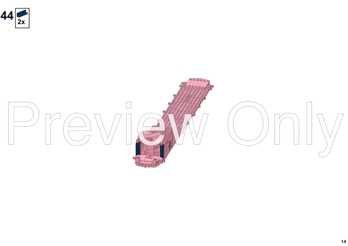 LEGO MOC ES44AC CSX by Barduck | Rebrickable - Build with LEGO