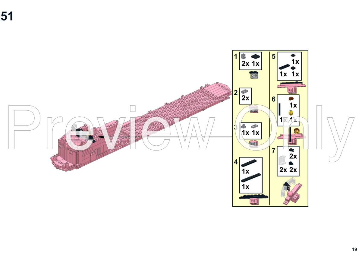 LEGO MOC ES44AC Northfolk Southern (NS) by Barduck | Rebrickable ...