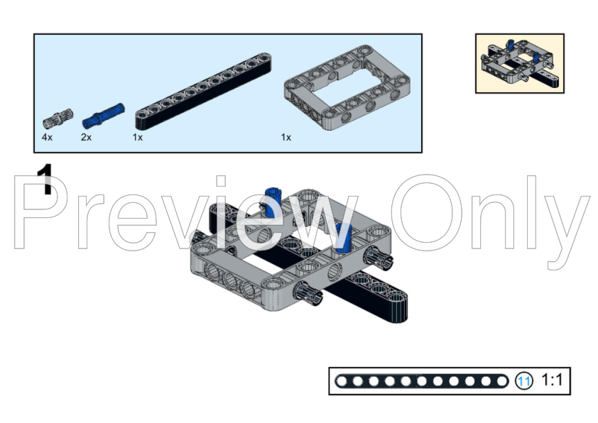 LEGO MOC Mack Granite 8 wheeler Hiab by Smudge | Rebrickable - Build ...