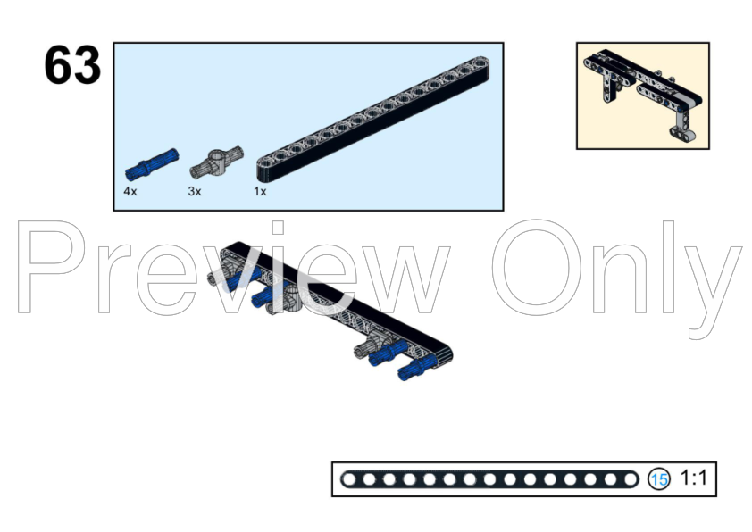 LEGO MOC Mack Granite 8 wheeler Hiab by Smudge | Rebrickable - Build ...