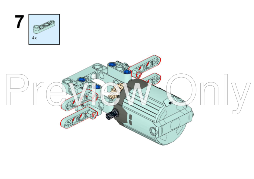 LEGO MOC Double v8 engine with motor and differential drive by Jaypope1 ...