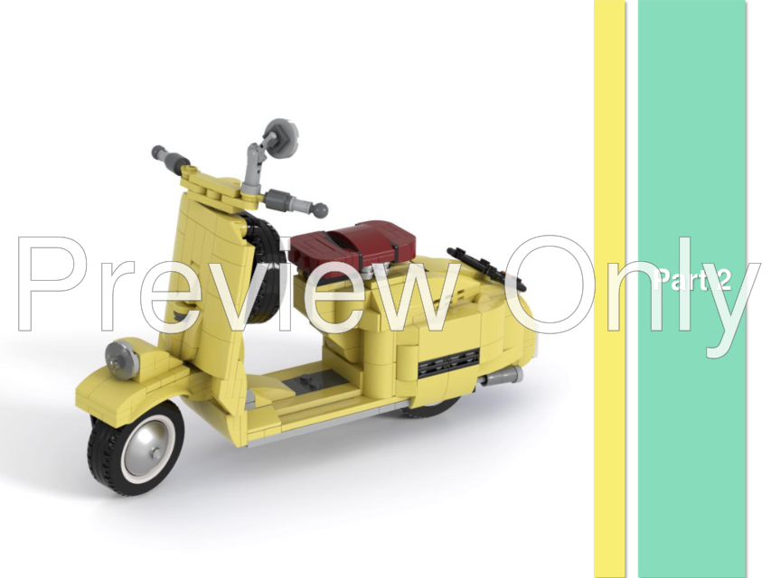 LEGO MOC-38965 Vespa Piaggio (10271 Alternate Build) by PONPANPINO ...