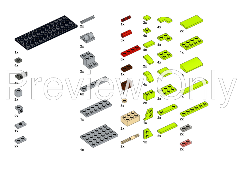 LEGO MOC 76899 6in1 cars by Keep On Bricking | Rebrickable - Build with ...